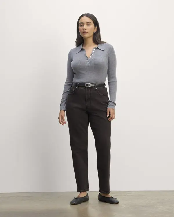 Everlane Cheeky Hourglass Jean - Washed Black | 28.5" Inseam